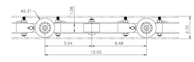 AMF BAKETECH Oven Chain - Frost Inc